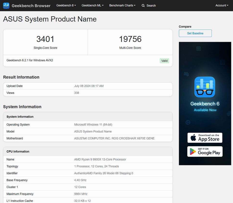 Alleged Ryzen 9 9900X Results Showcase AMD’s Single-Threaded CPU ...