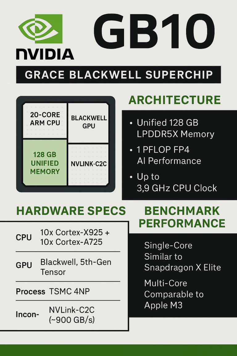 Nvidia GB10 “Grace Blackwell” Superchip: Desktop AI Redefined – SKR TEK